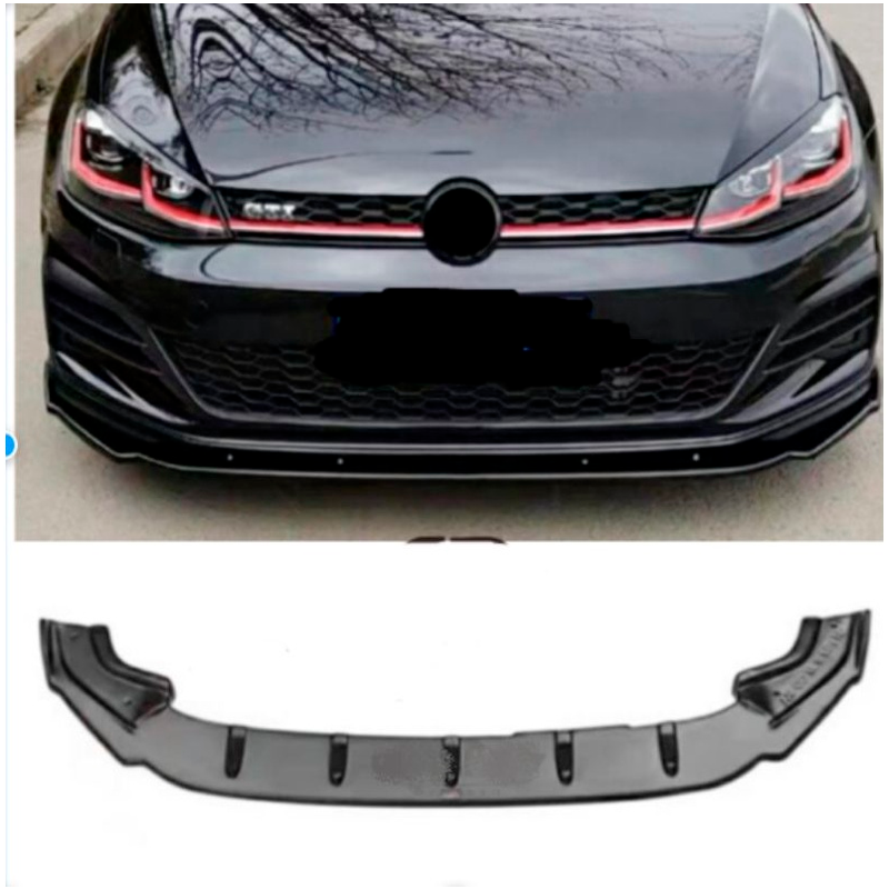 Front Lip 2017-2020 Golf 7.5 R/R-line/GTI Injection Molding Three ...